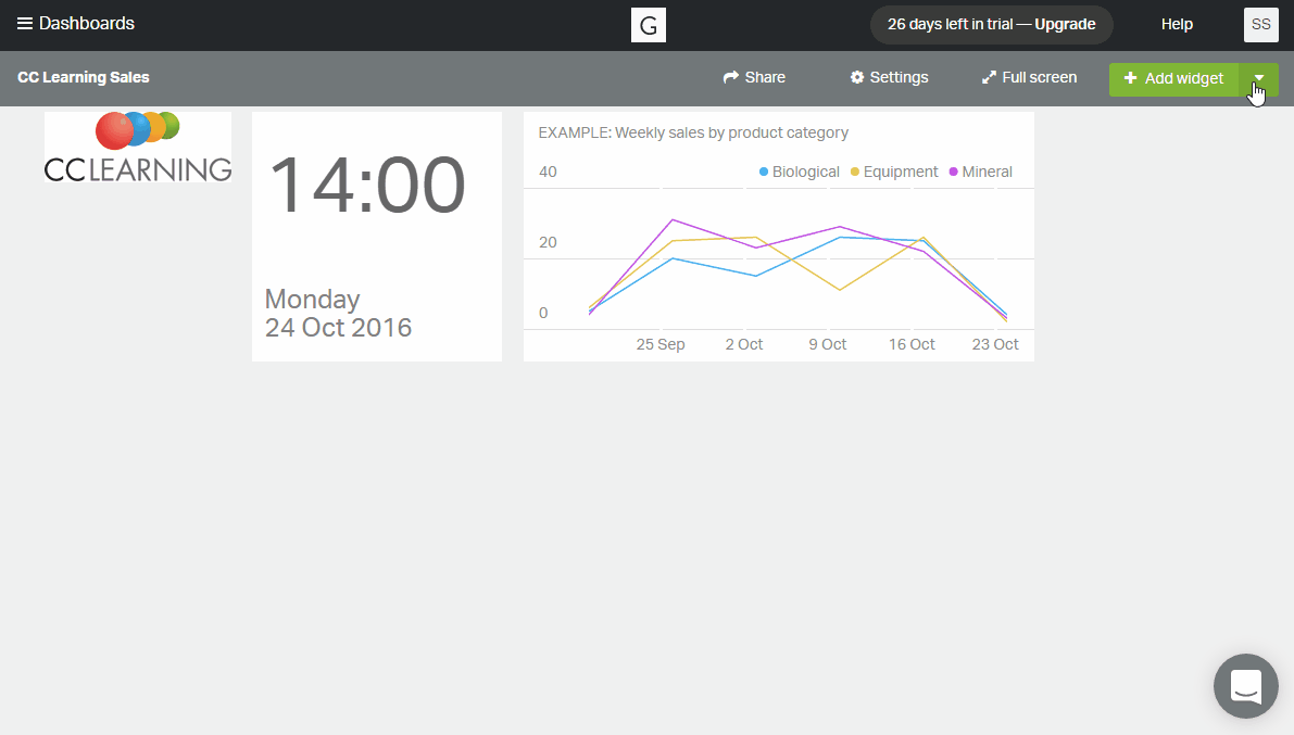Integrate Geckoboard